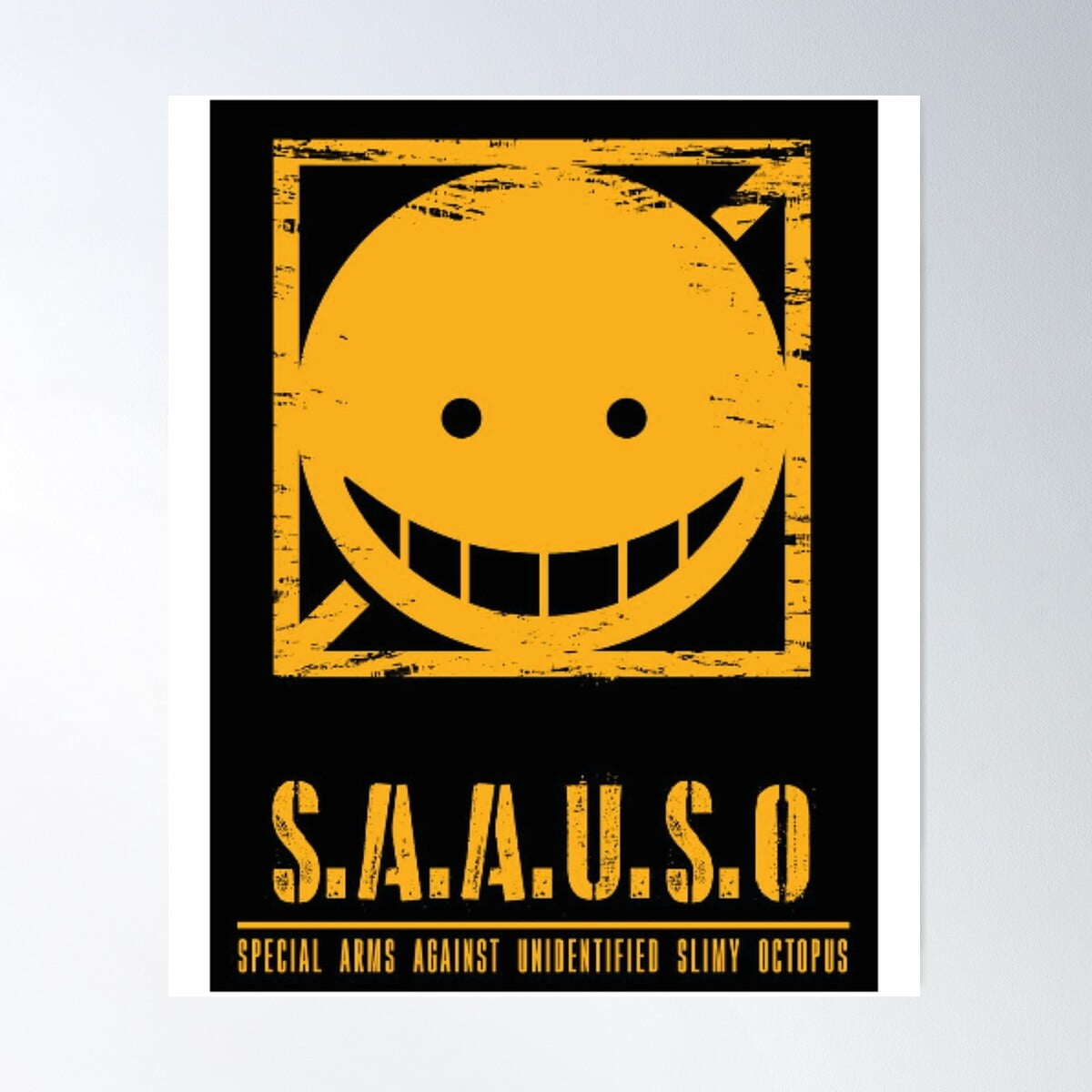 Assassination Classroom Koro Sensei Premium Poster Wall Art, Modern ...