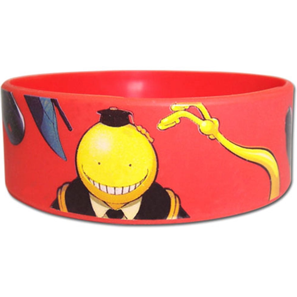 Assassination Classroom Korosensei & Weapons Anime PVC Wristband GE ...
