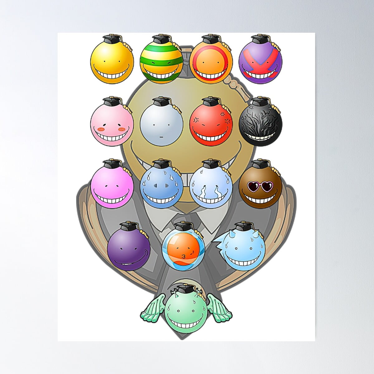 Assassination Classroom Poster Wall Art, Modern Wall Decor For Living ...