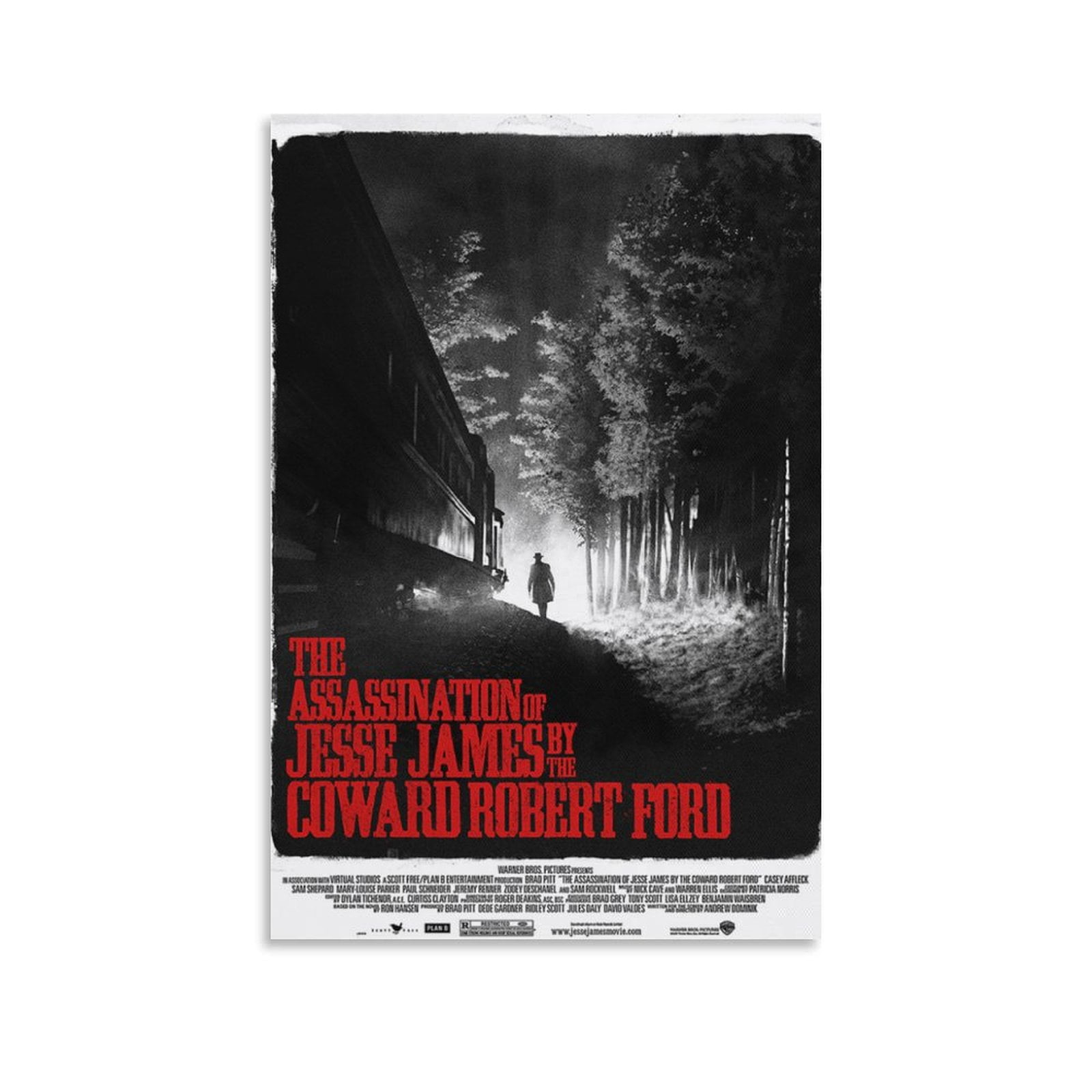 The Assassination of Jesse James by The Coward Robert Ford Movie Poster ...