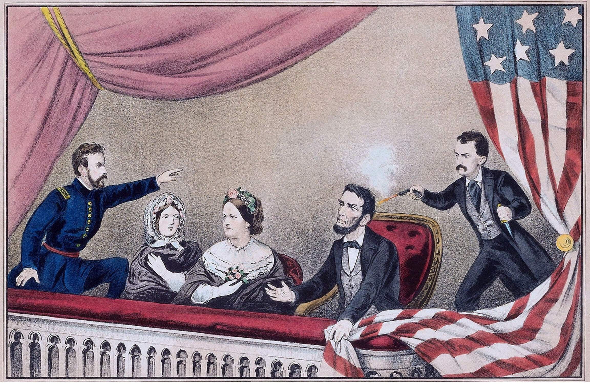 Assassination Of Abraham Lincoln Glossy Poster Picture Photo Print ...