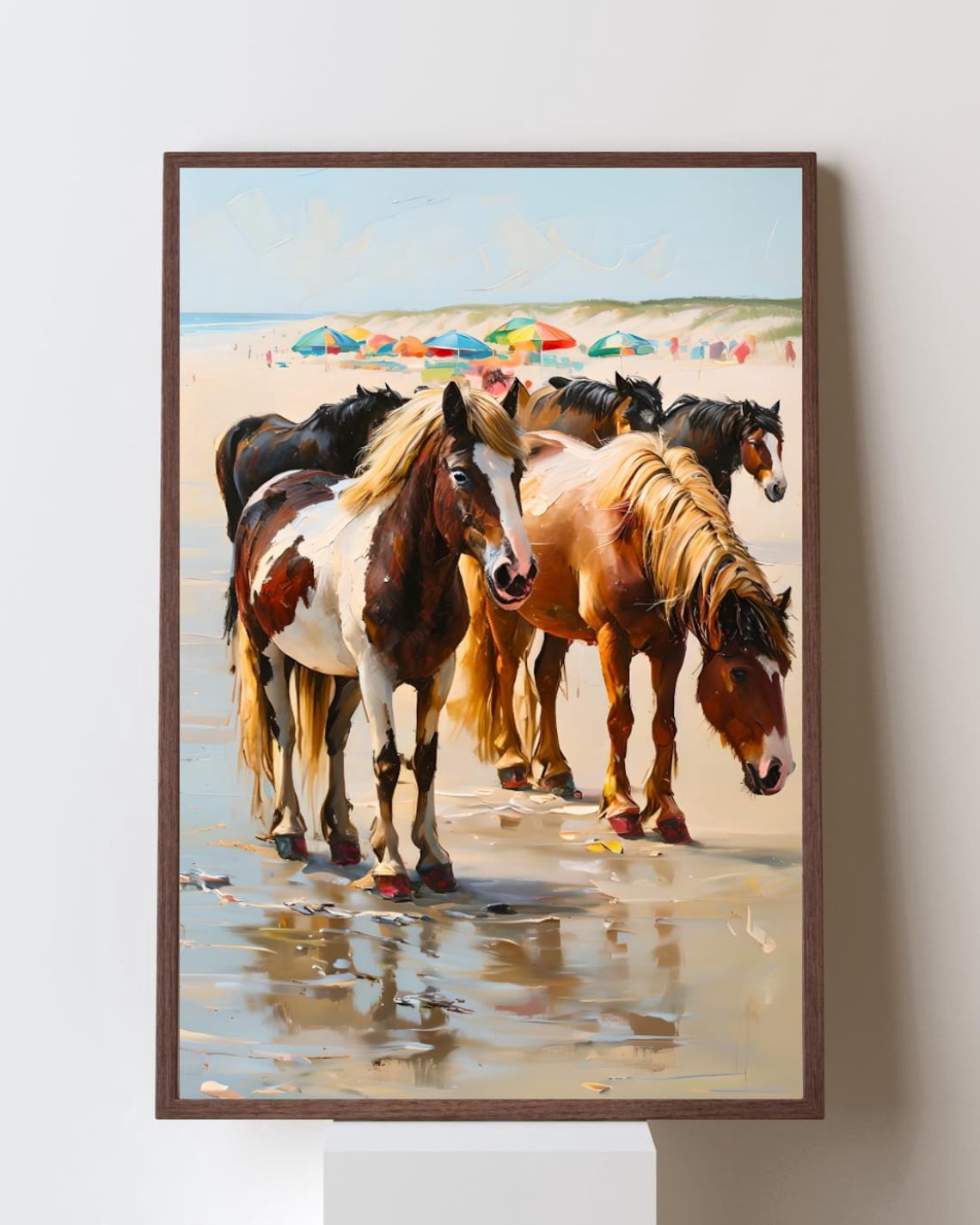 Assateague Horses Wall Art – Wild Ponies Of Assateague Island, National ...