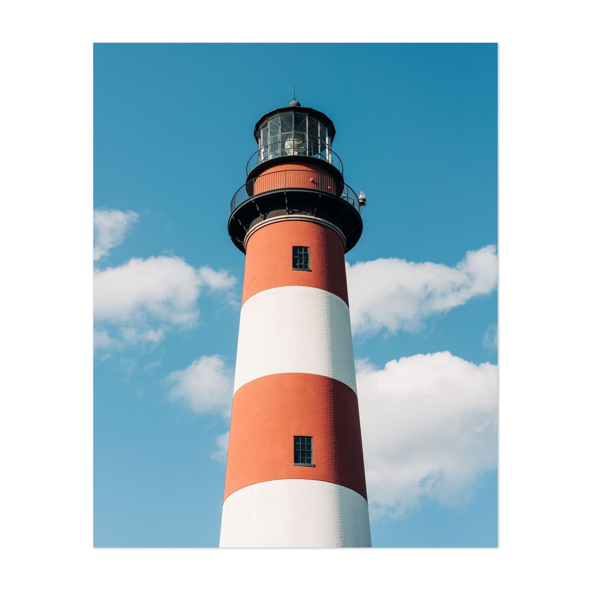 Assateague Lighthouse - Chincoteague Virginia Photography Unframed Wall ...
