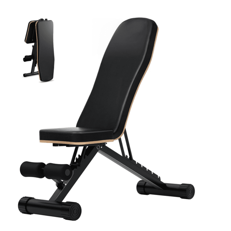 Assemble-Free Foldable Weight Bench Press for Home Gym, Sit-up Bench ...
