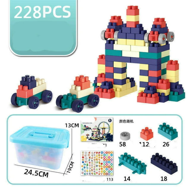 Assemble The Large-particle Building Blocks For Children - Walmart.com