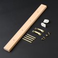 Assemble Wall-Mounted Wood Jewelry Display Organizer 4-Hook Display ...