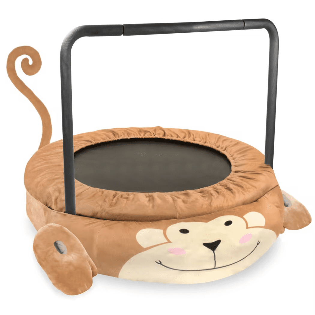 Assembled Children's Trampoline for Kids Age 3 - 7, Happy Expression ...