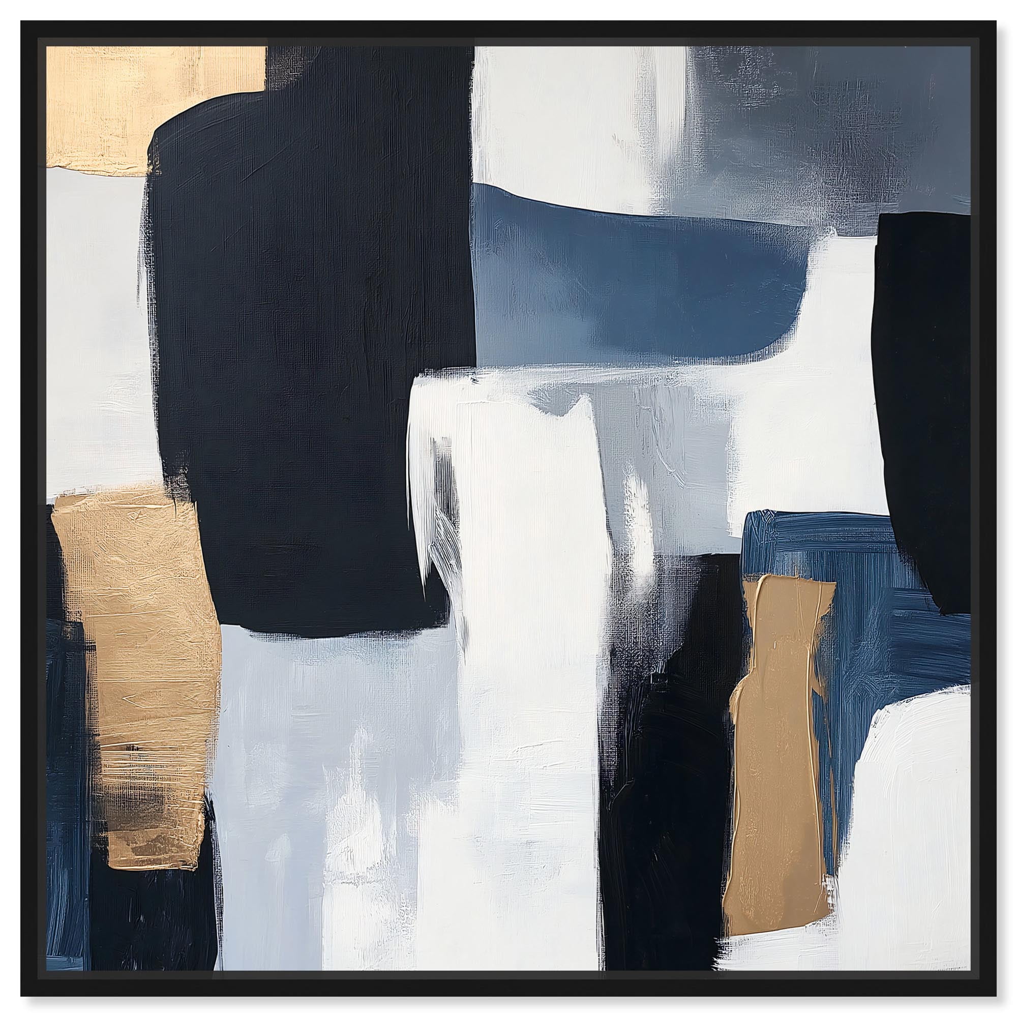 Assembled Color Pallete II Canvas Elegant Abstracts by Art Remedy ...