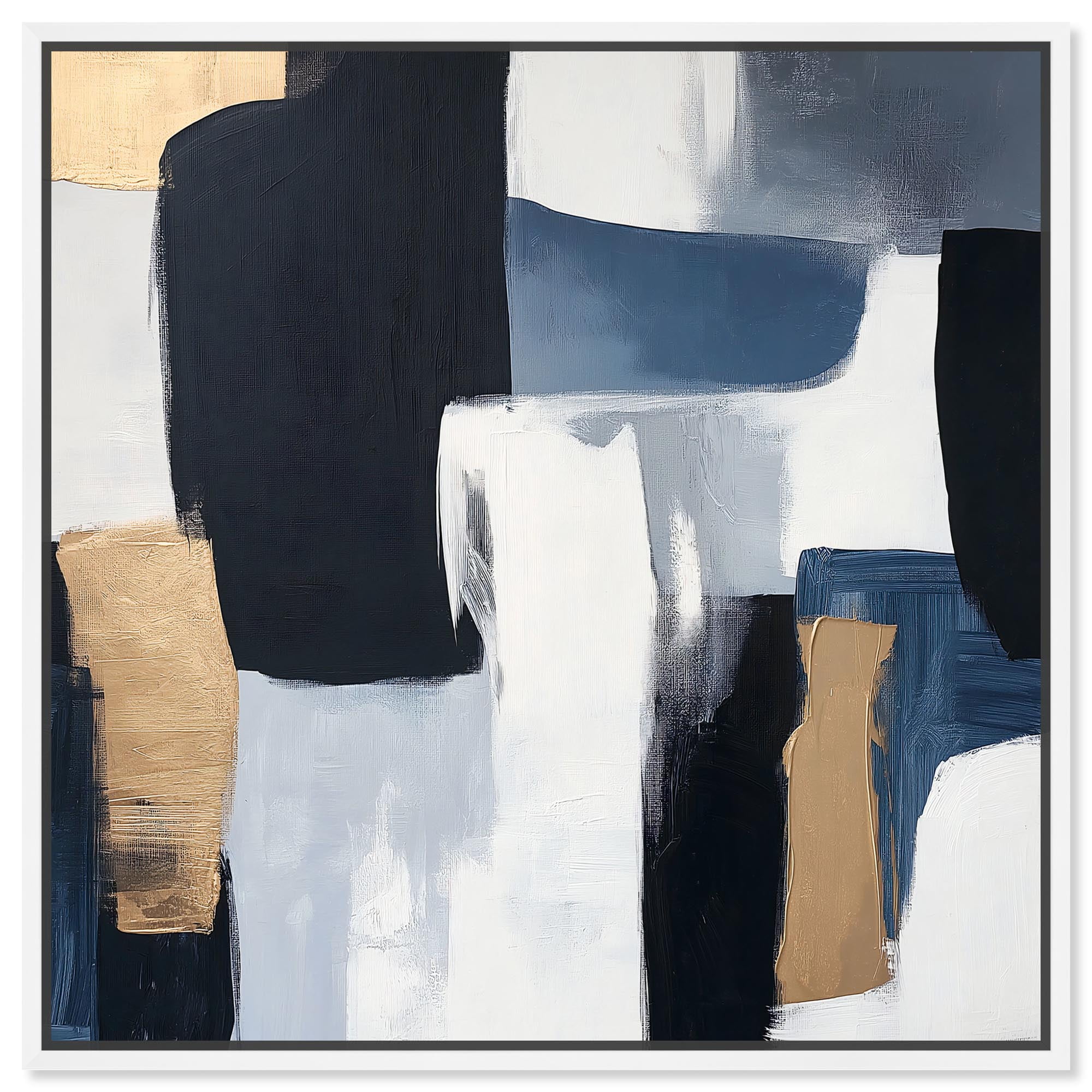 Assembled Color Pallete II Canvas Elegant Abstracts by Art Remedy ...