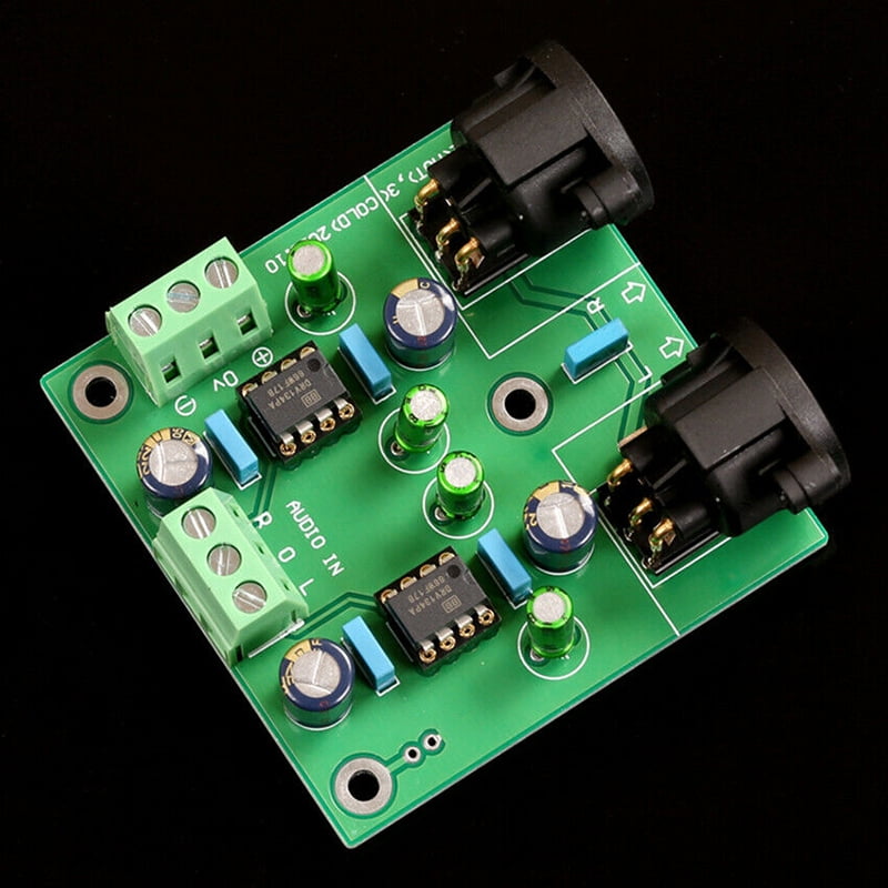 Assembled DRV134PA Single~ended Unbalanced To Balanced Dual Channel ...