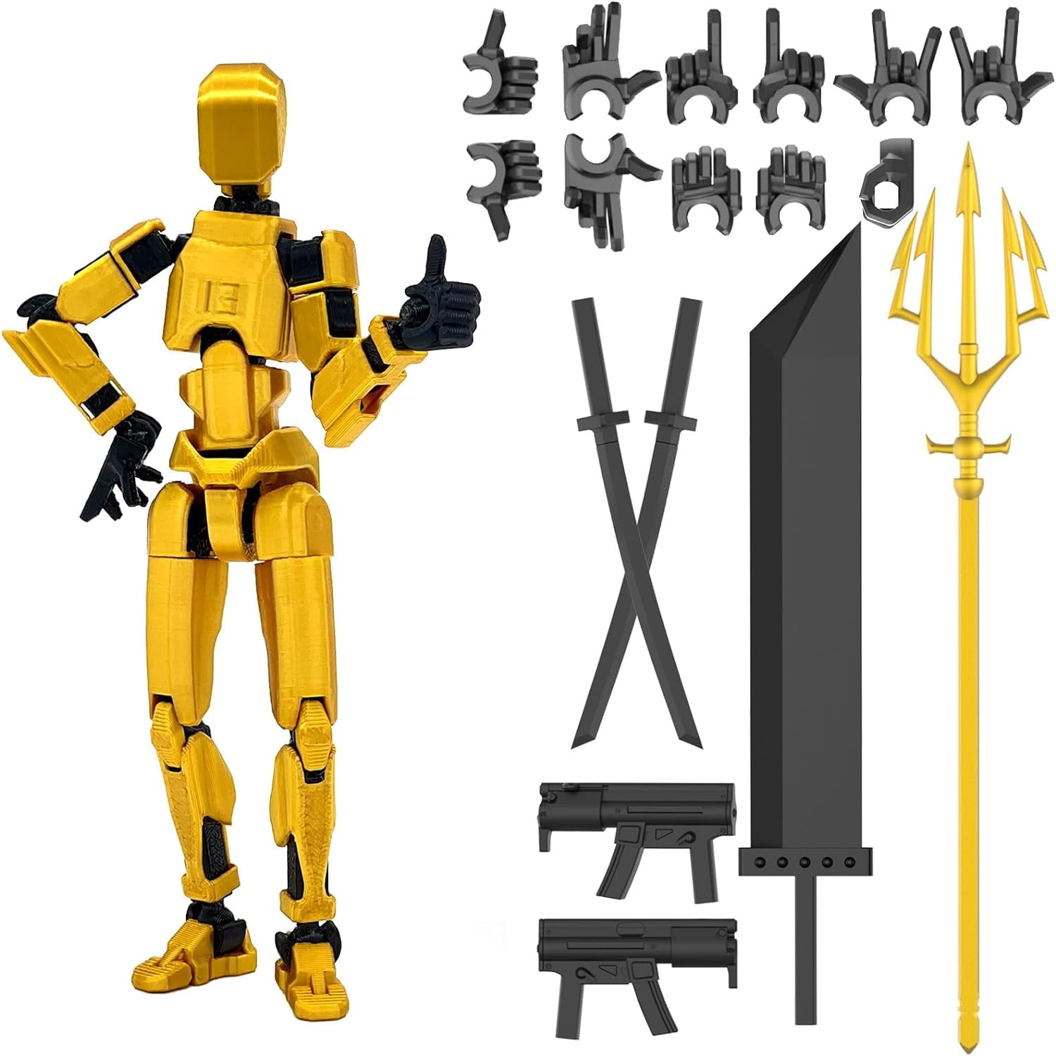 【Assembled】 T13 Action Figure Set, Giant Sword Titan 13 Robot Action ...