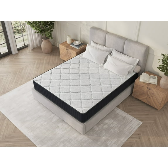 Assembled in USA - 10" Full Nest Basic Innerspring Hybrid Mattress ...