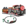 Assembling Electric Train Track Lights Plastic Children Music Car Toy ...