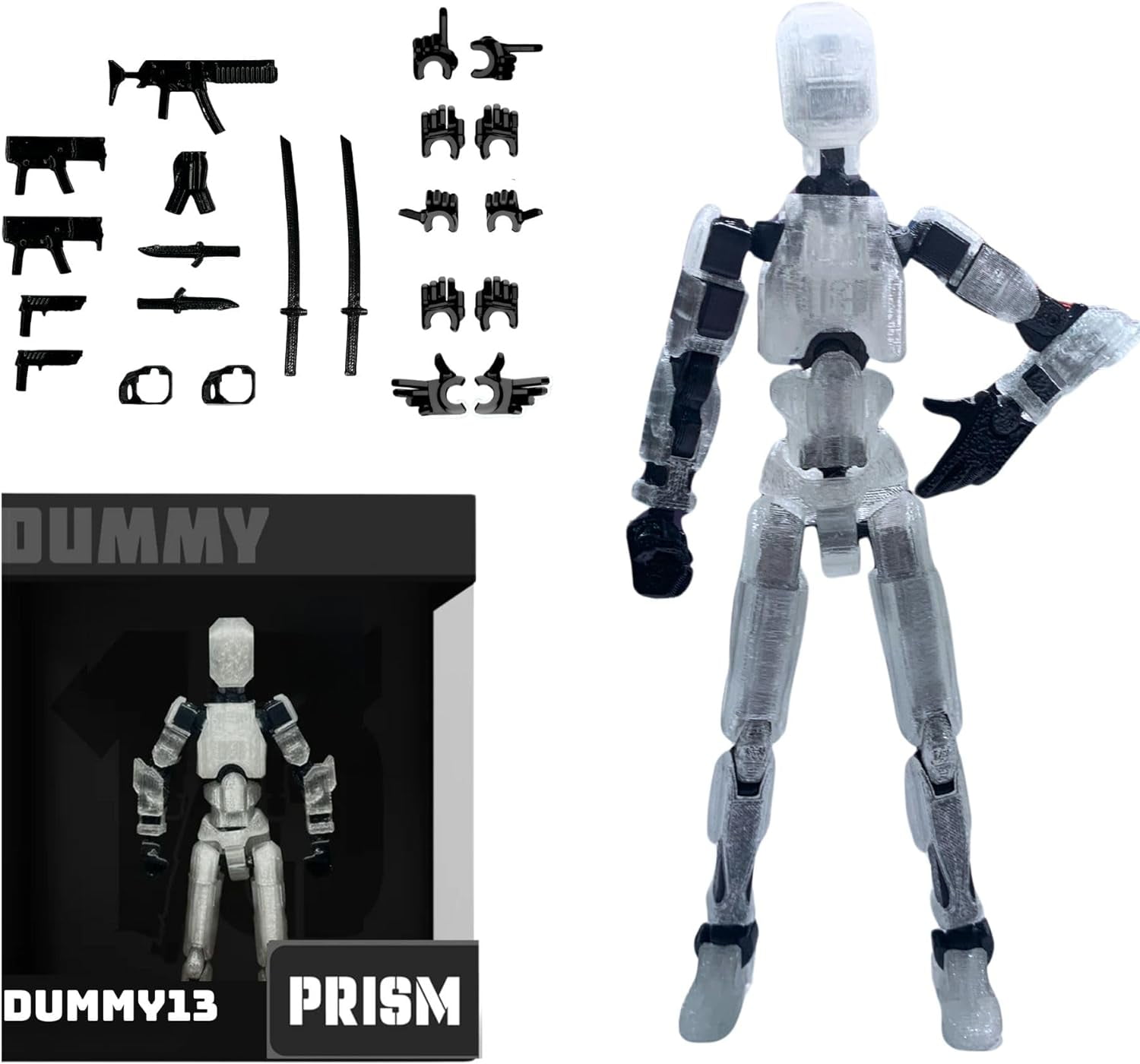 （Assembly Already Dummy13 Action Figure, 3D Printed Multi-Jointed ...
