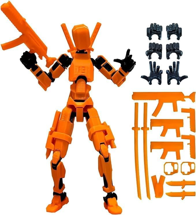 (Assembly Completed) 3D Printed T13 Action Figure, Dummy 13 Collectible ...