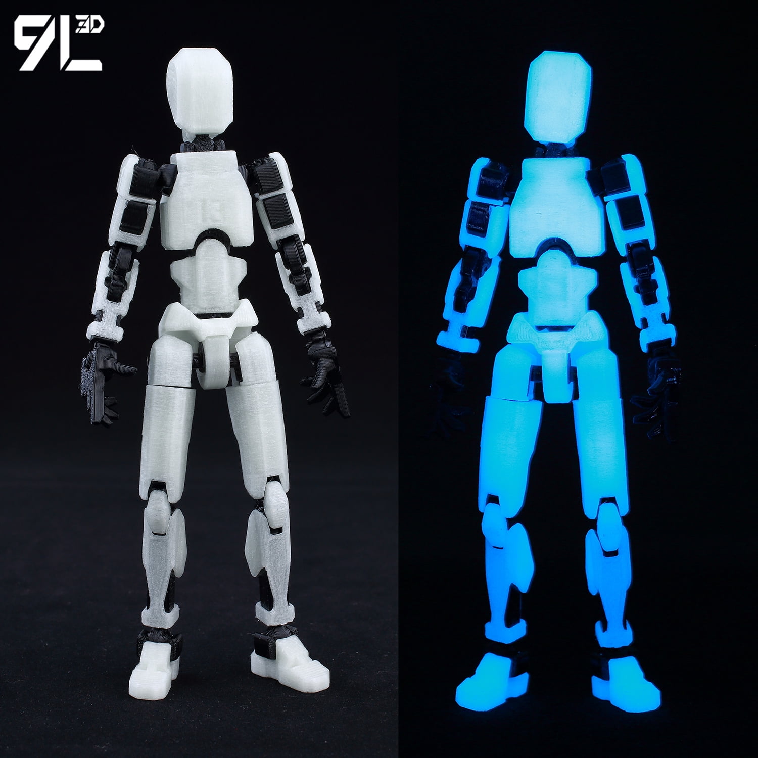 Assembly Completed Lucky 13 Figure Toy Dummy 3D Printed Movable ...