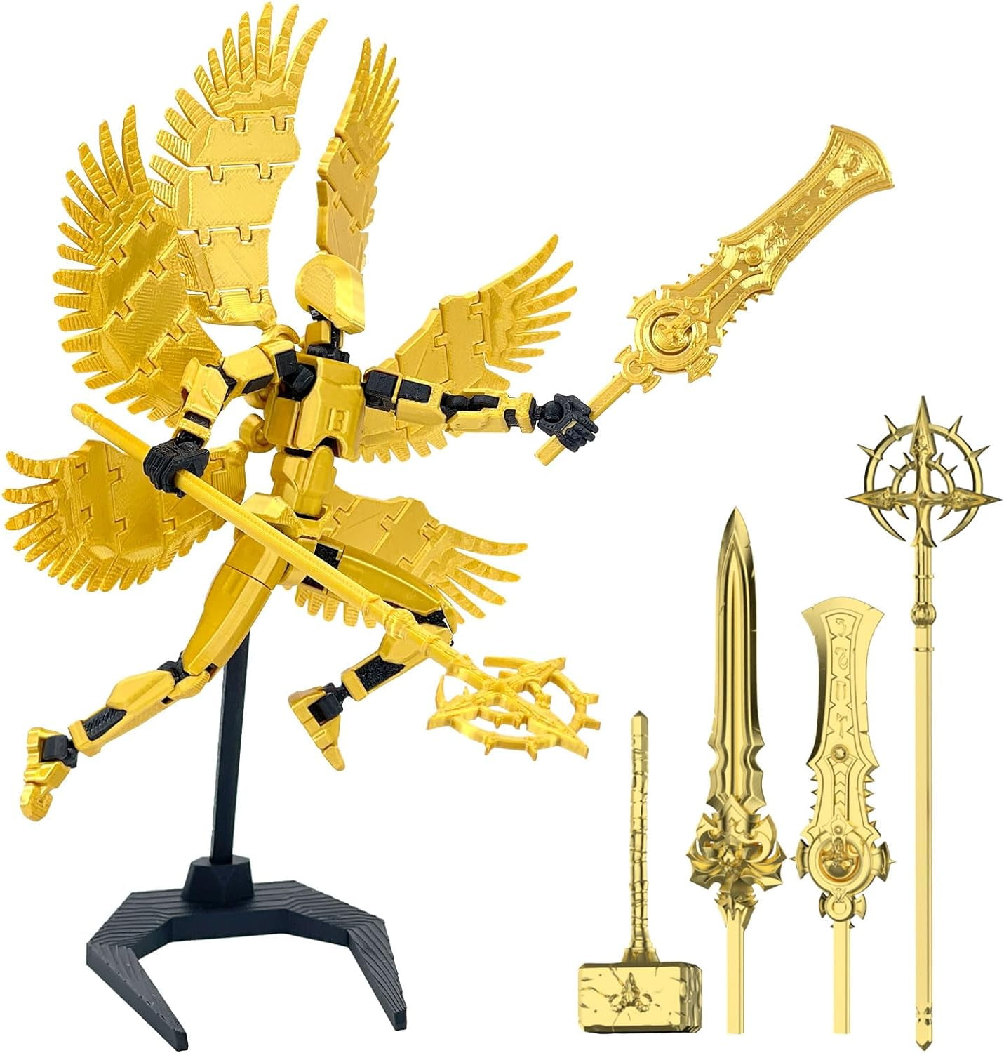 Seniver Seraphim Angel T13 Action Figure Set, Robo 13, N13 with Scepter ...
