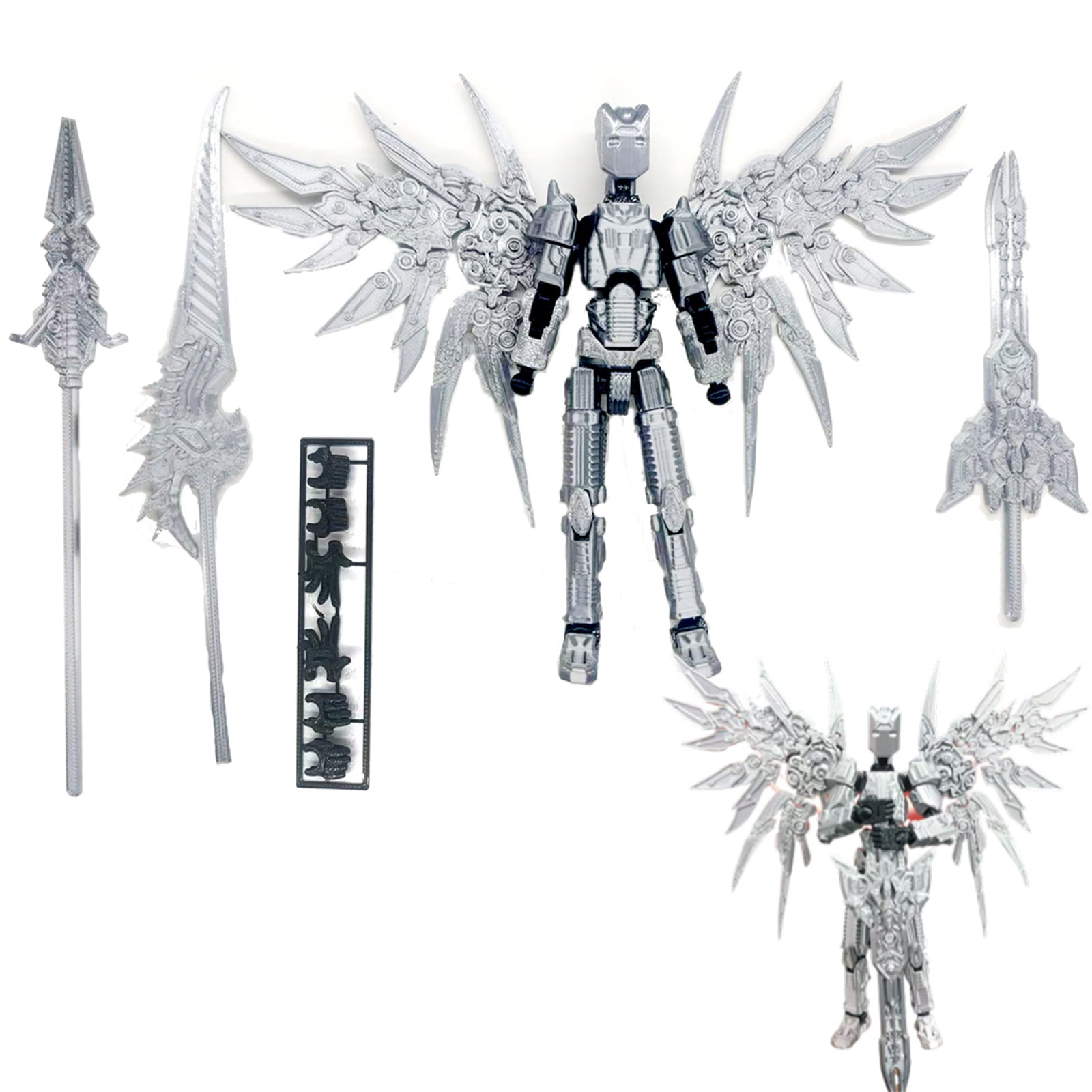 Assembly Completed T13 Action Figure, 6 Inch 3D Printed Toys Robot T13 ...