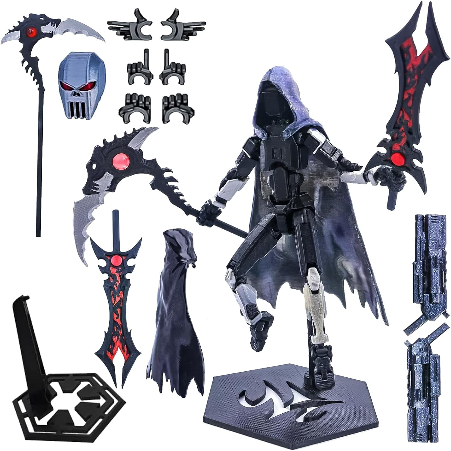 (Assembly Completed) T13 Action Figure Set, 3D Printed Action Figures ...