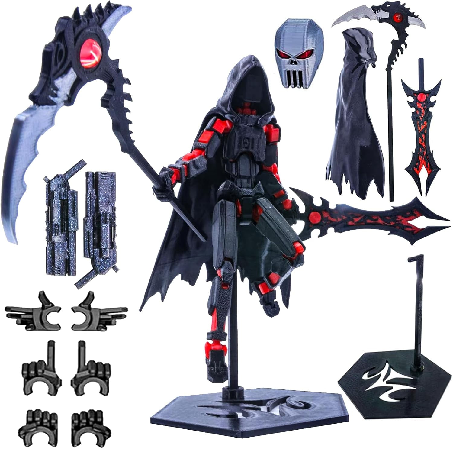 (Assembly Completed) T13 Action Figure Set, 3D Printed Action Figures ...