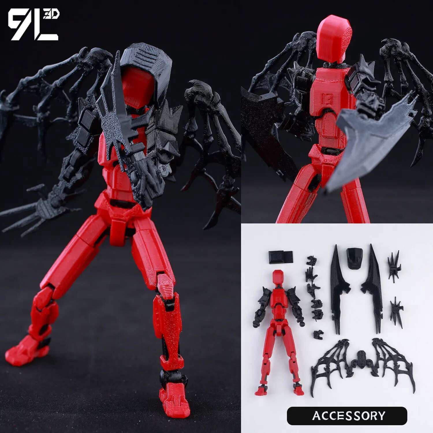 (Assembly Completed) T13 Action Figure Set,Dummy 13 Robot Action Figure ...