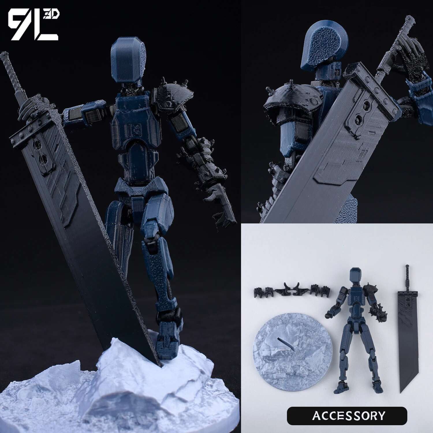 (Assembly Completed) T13 Action Figure Set,Dummy 13 Robot Action Figure ...