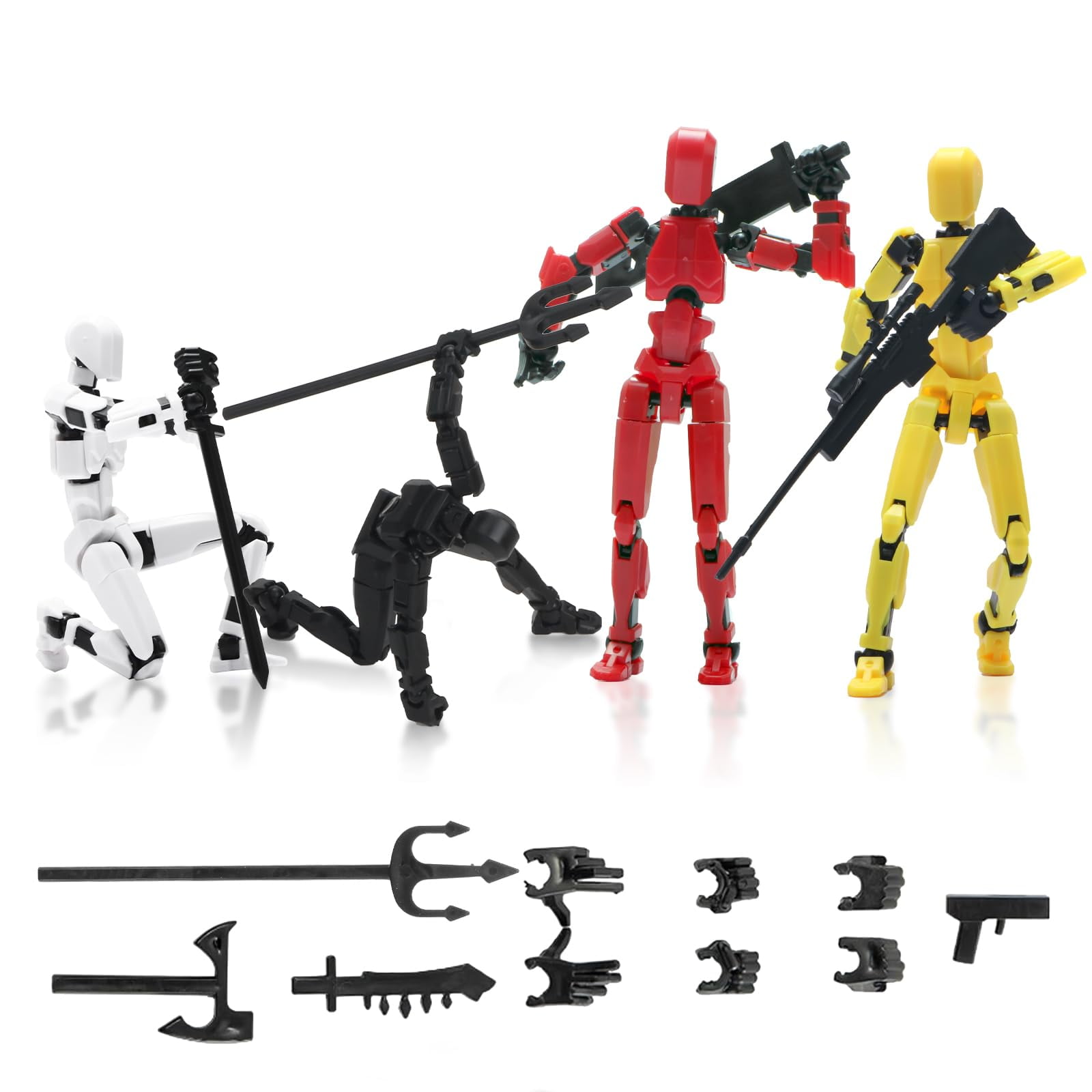 (Assembly Completed) T13 Action Figure Set - Titan 13, Lucky 13, Nova ...