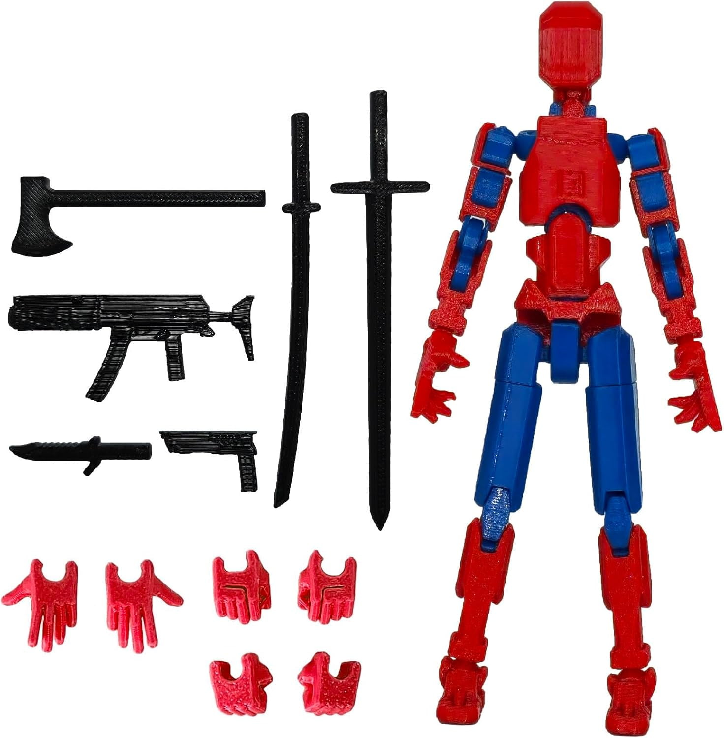 Assembly Completed T13 Action Figure - Titan 13 3D Printed, Lucky 13 ...