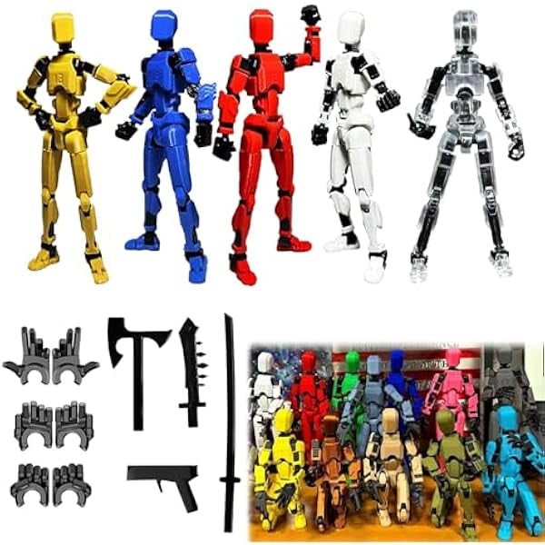 Assembly Completed Titan 13 Action Figure Set,Titan 13 Robot Action ...
