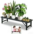 No Assembly Heavy Duty Iron Plant Shelf, Rustproof Single Tier Plant ...