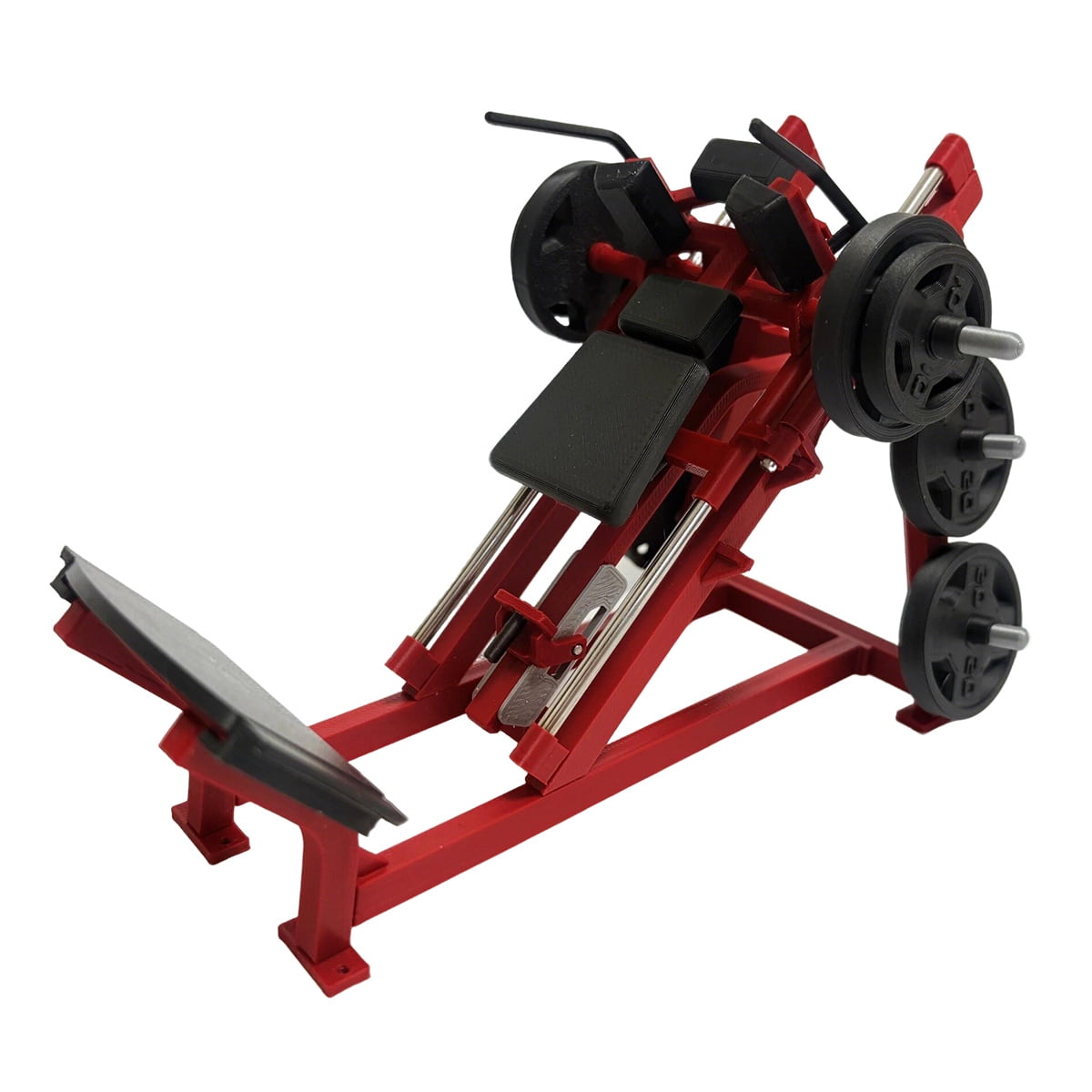 Assembly Mini Hack Squat Machine Model Set, Realistic Miniature Gym ...