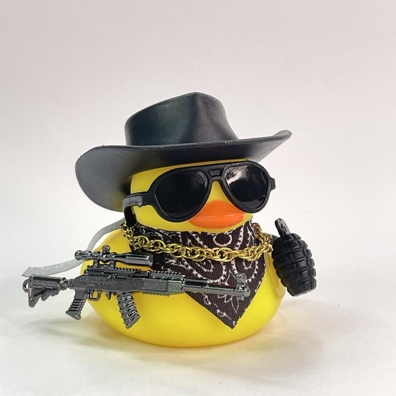 (Assembly Required) - Cowboy Rubber Duck: Cool Cartoon Car Duck ...