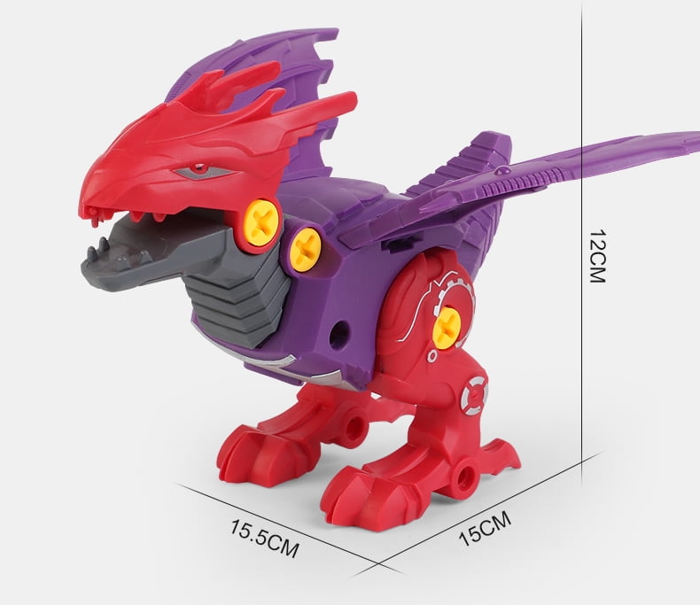Assembly Take Apart Dinosaur Screw Plastic Brick DIY Construction Set ...