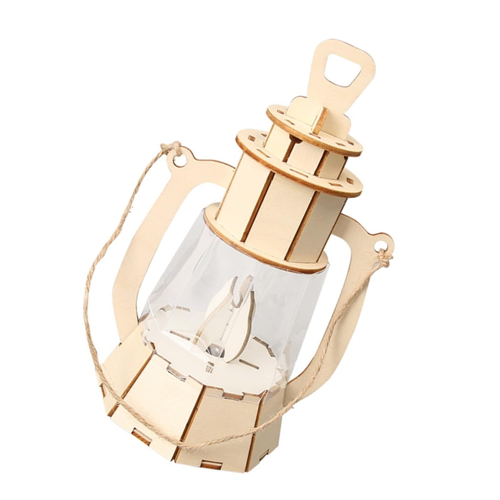 Assembly Wooden Night Light Educational Science Toy Physics Learning ...