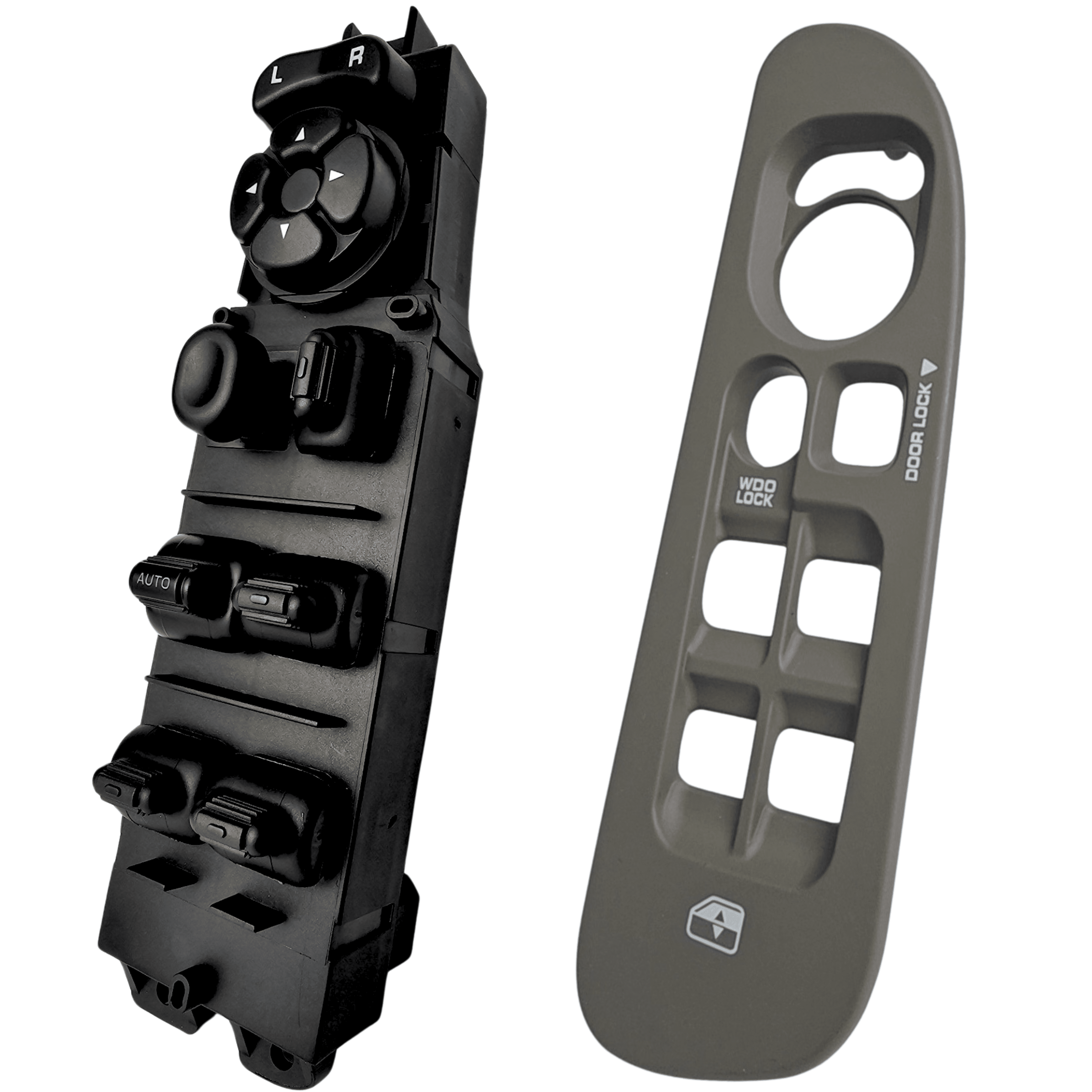 SWITCHDOCTOR Fully Assembled Window Switch, Tan Bezel