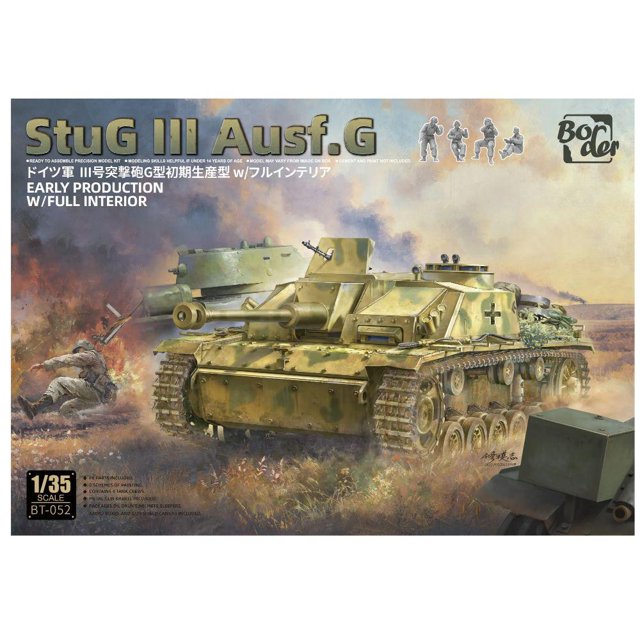 Assembly plastics model kit BT-052 1/35 Scale GERMAN StuG III Ausf. G ...