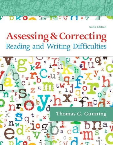 Pre-Owned Assessing and Correcting Reading and Writing Difficulties ...