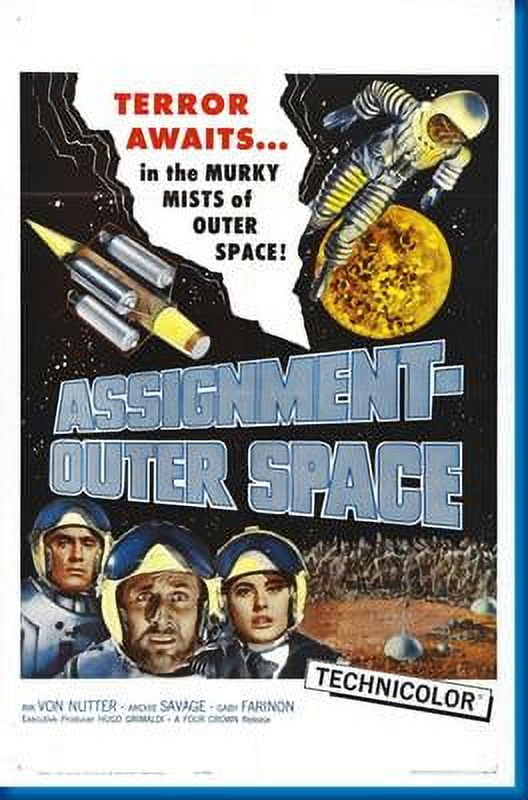 Assignment Outer Space Movie Poster Reprint Movie 27inx40in 27x40 ...