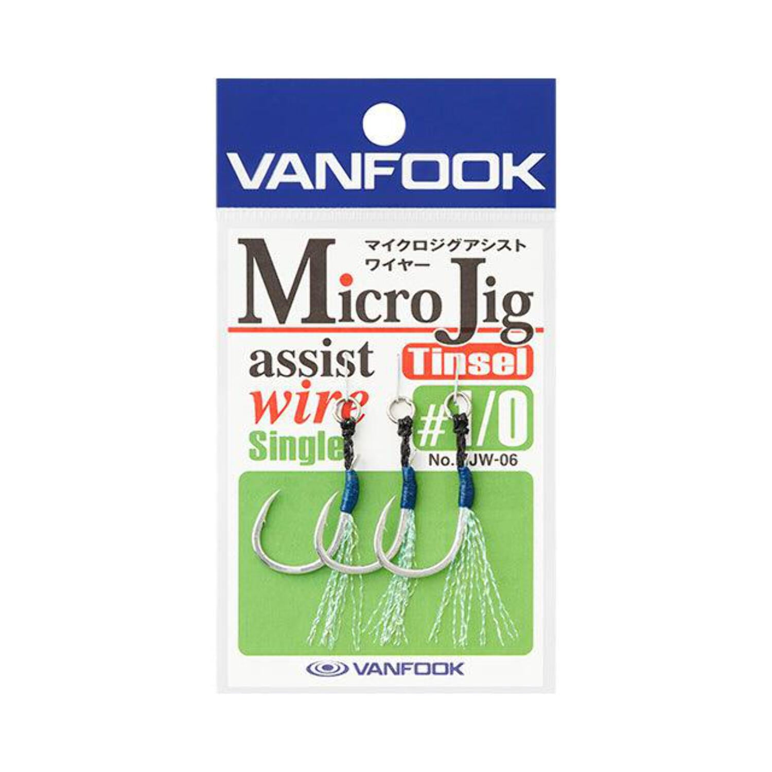 Assist Hook- Assist Twin - Vanfook - MJW-06 Micro Jig Assist Wire ...