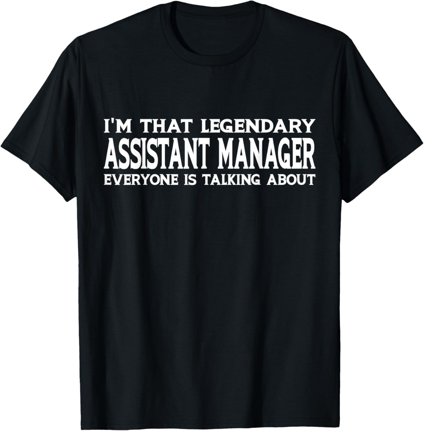 Assistant Manager Job Title Employee Funny Assistant Manager T-Shirt - Walmart.com