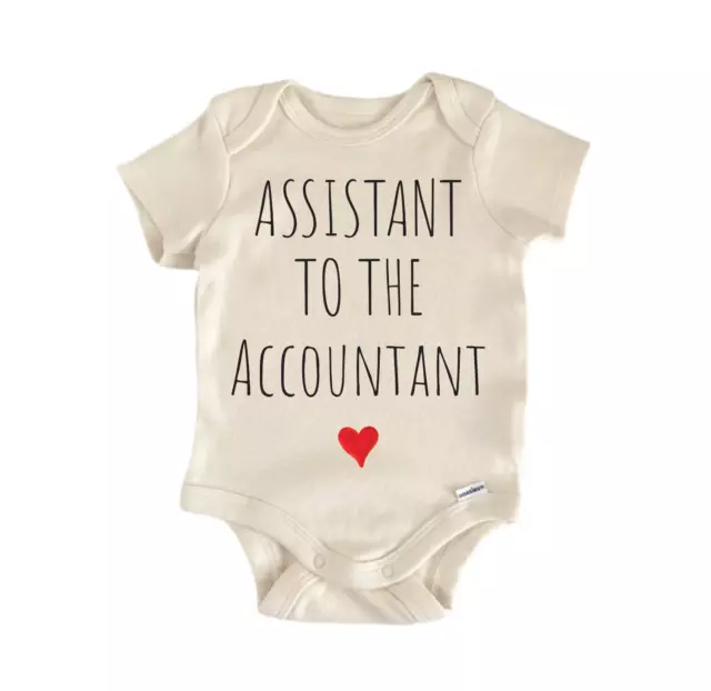 Assistant To The Accountant Baby Boy Girl Clothes Bodysuit Cute Newborn ...