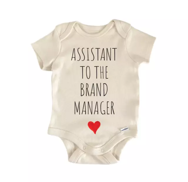 Assistant To The Brand Manager Baby Boy Girl Clothes Bodysuit Cute ...