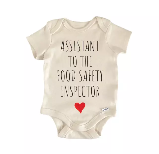 Assistant To The Food Safety Inspector Baby Boy Girl Clothes Bodysuit ...