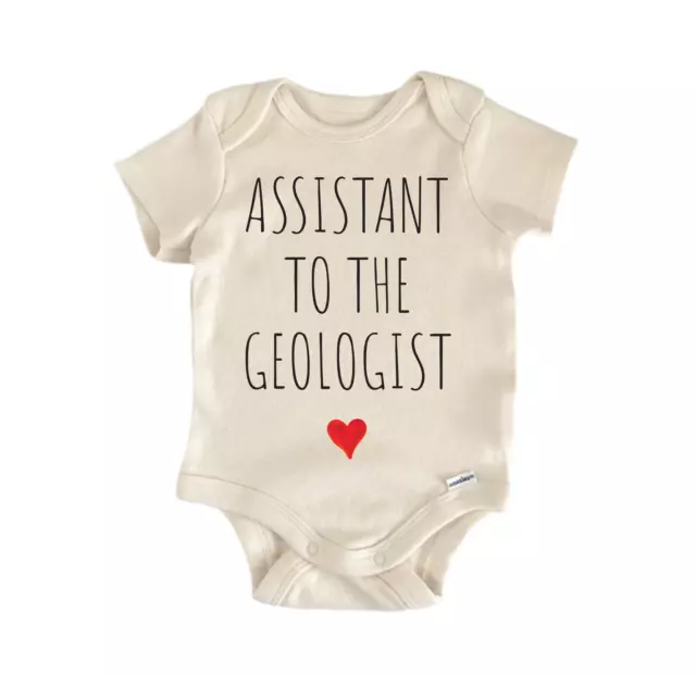 Assistant To The Geologist Baby Boy Girl Clothes Bodysuit Cute Newborn ...