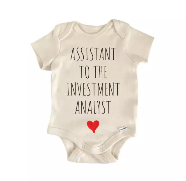 Assistant To The Investment Analyst Baby Boy Girl Clothes Bodysuit Cute ...
