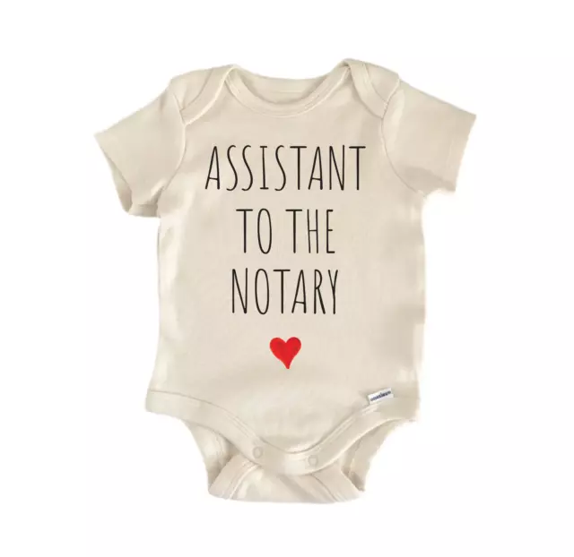 Assistant To The Notary Baby Boy Girl Clothes Bodysuit Cute Newborn ...