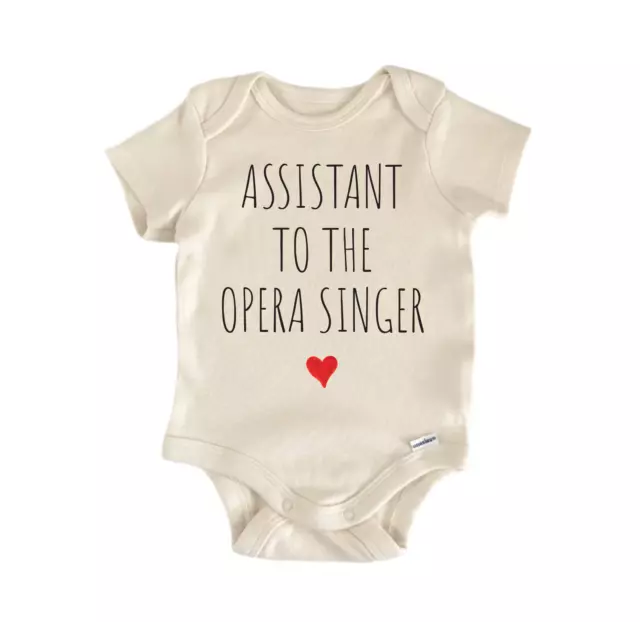 Assistant To The Opera Singer Baby Boy Girl Clothes Bodysuit Cute ...