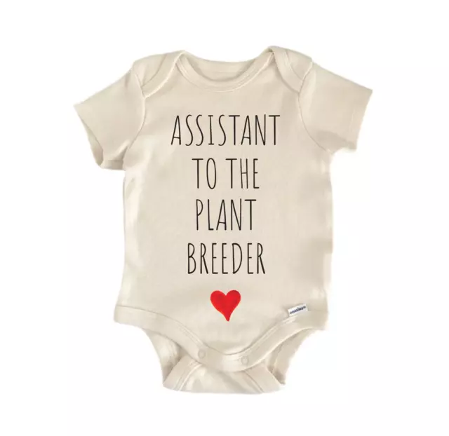 Assistant To The Plant Breeder Baby Boy Girl Clothes Bodysuit Cute ...