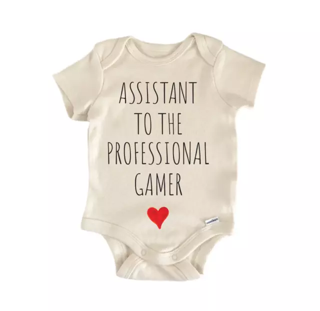 Assistant To The Professional Gamer Baby Boy Girl Clothes Bodysuit Cute ...
