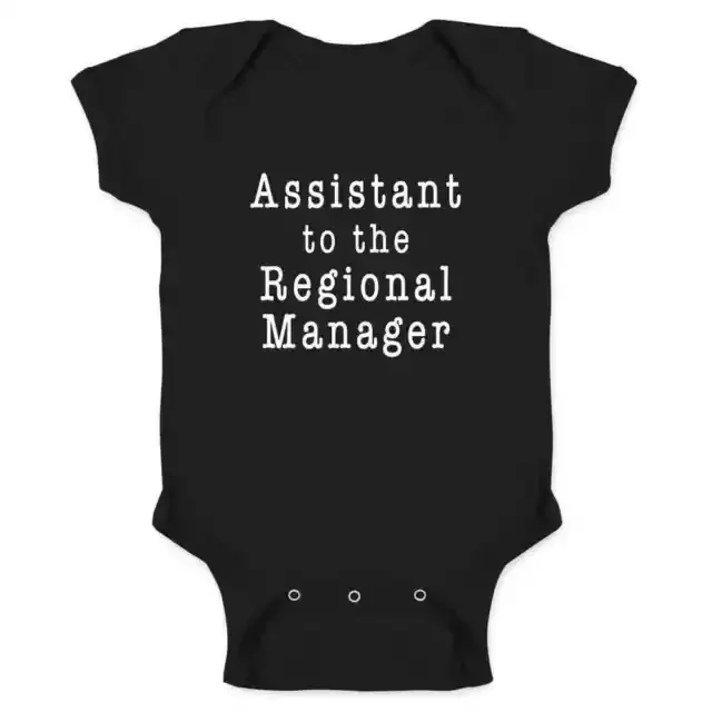 Assistant To The Regional Manager Funny Tv Baby Bodysuit Cute Baby ...